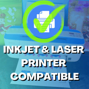 Royal Elements Printable Vinyl Sticker Paper for Inkjet and Laser ...