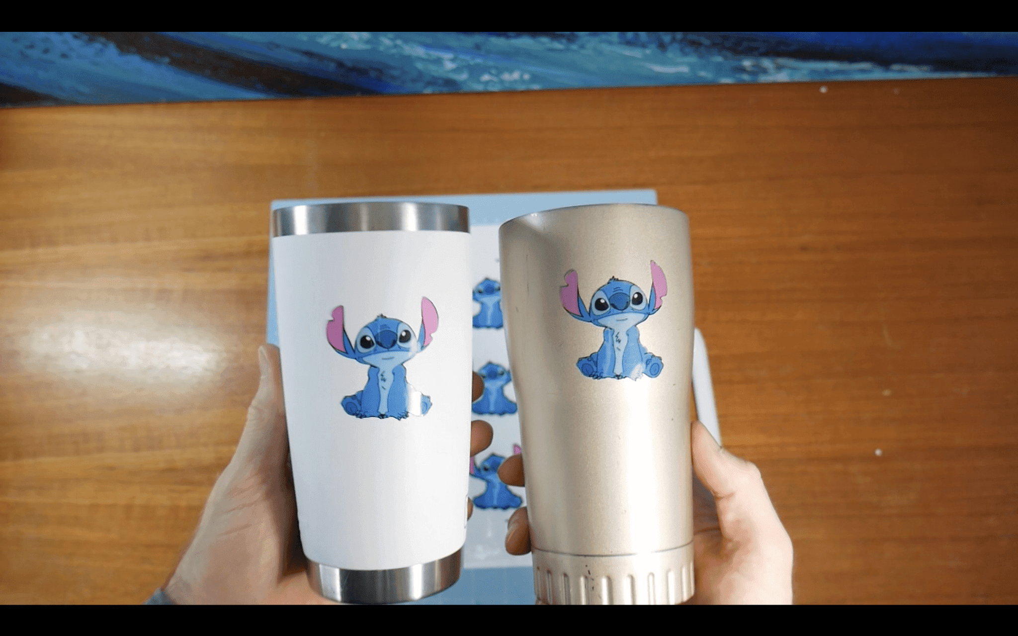 How To Make Clear Printable Vinyl Stickers - Royal Elements