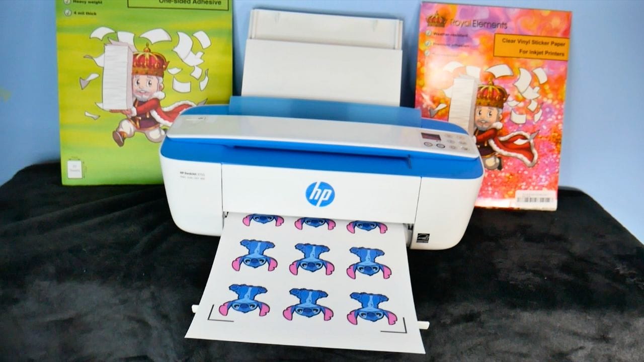 How To Make Printable Vinyl Stickers With Cricut - Royal Elements